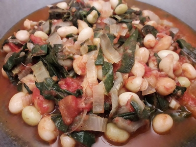 Ragoût de haricots aux blettes - www.recettes-vegetariennes.comwww ...